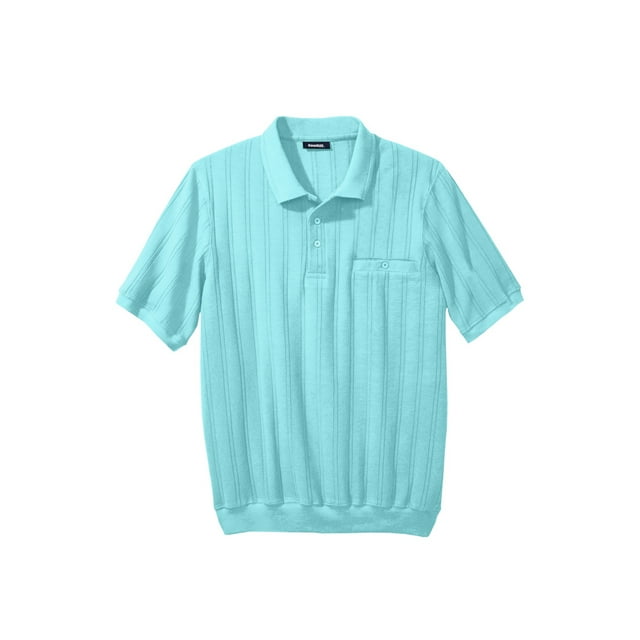 Kingsize Men's Big & Tall Banded Bottom Polo Shirt - Walmart.com