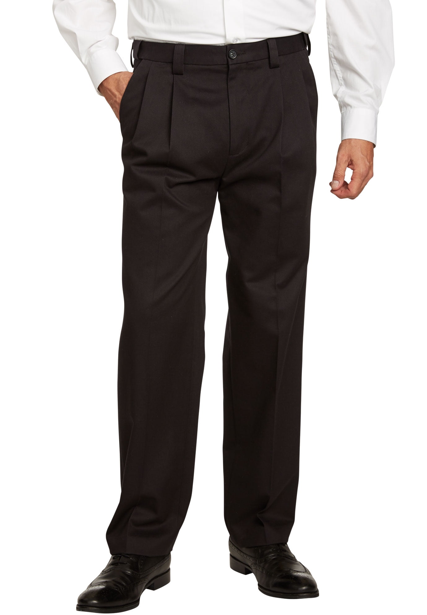 KingSize Men's Big & Tall Classic Fit Wrinkle-Free Expandable Waist ...