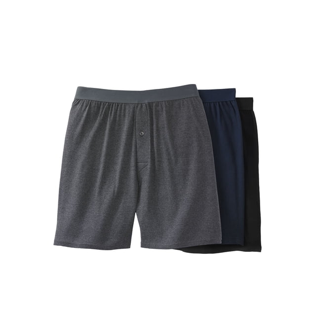 Kingsize Men's Big & Tall Cotton Boxers Multipack - Big - 5XL, Classic ...