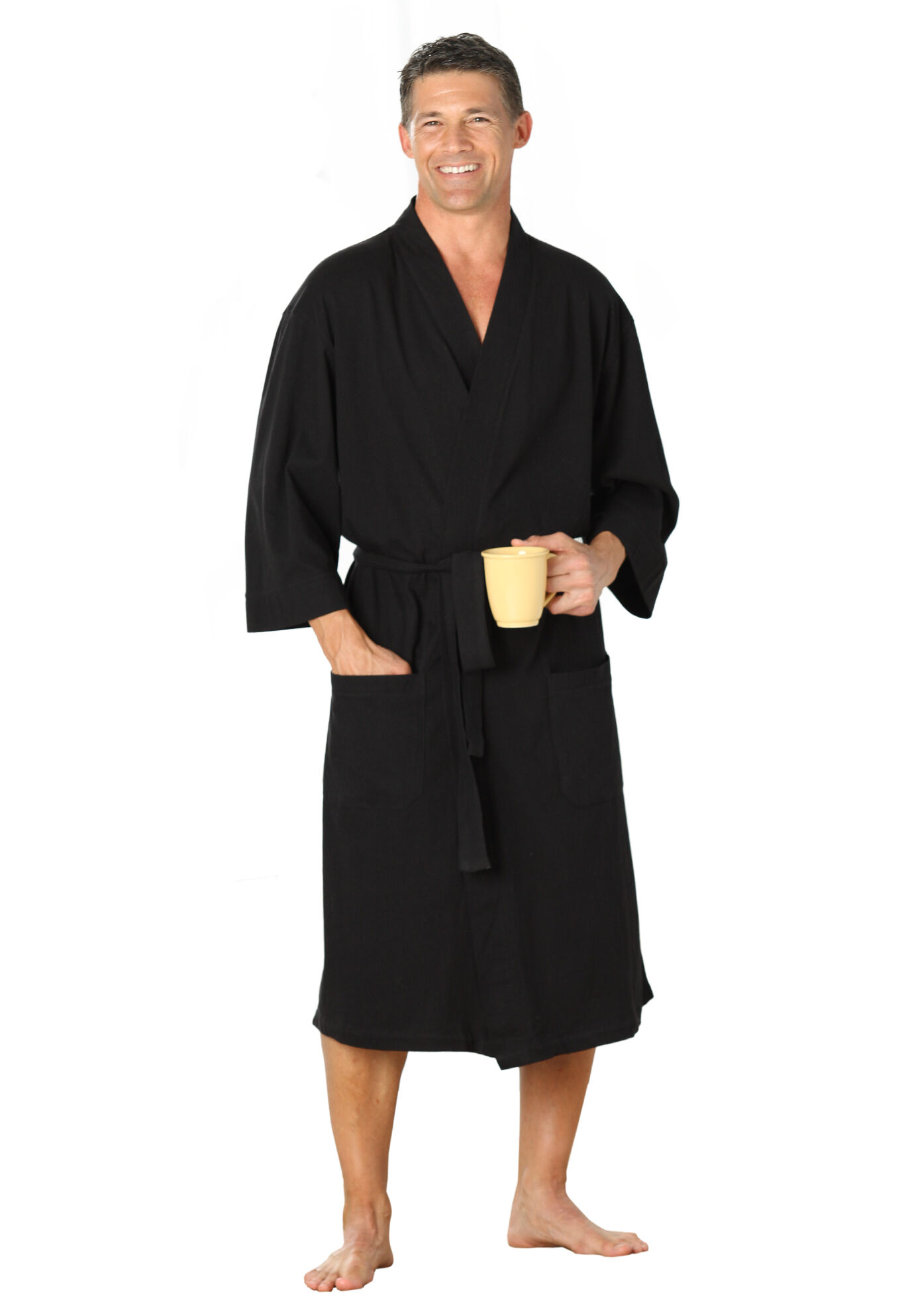 Kingsize Men's Big & Tall Terry Velour Hooded Maxi Robe - Walmart.com