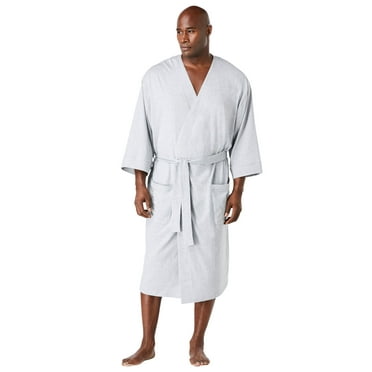 PAVILIA Premium Men's Fluffy Soft Sherpa Fleece Robe, Long Spa Bathrobe ...