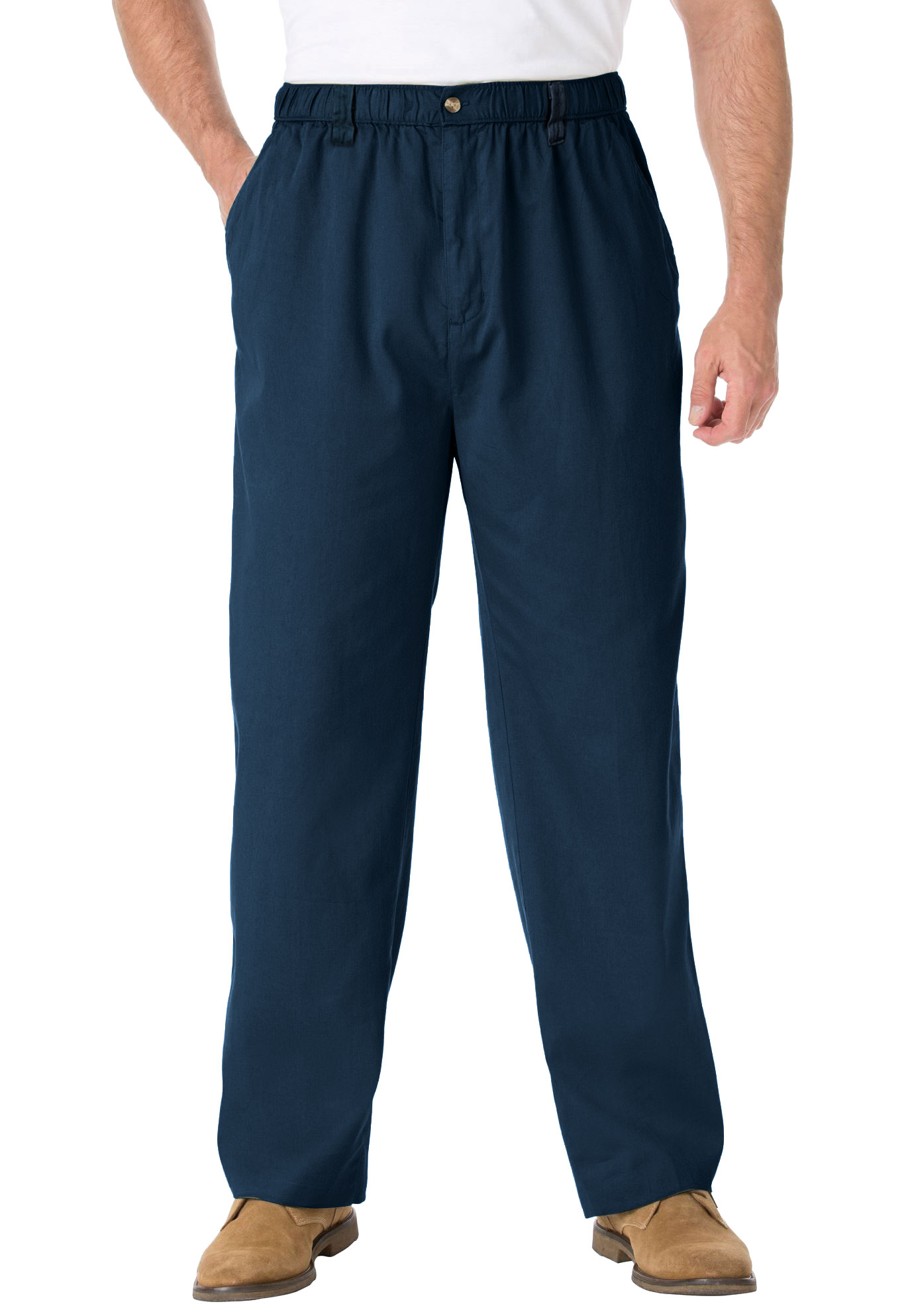 George Big Men's Pleated Front Wrinkle Resistant Pants - Walmart.com
