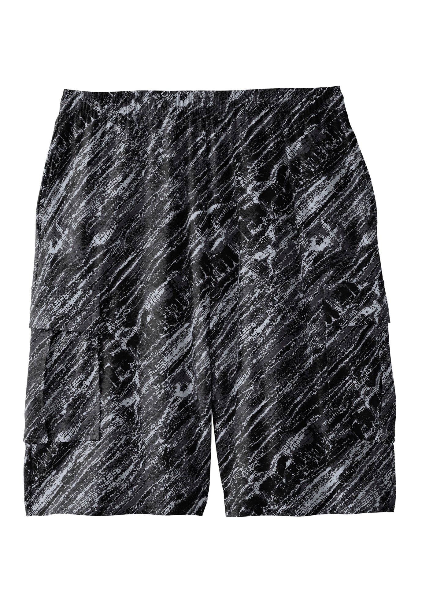 KingSize Men's Big & Tall Lightweight Jersey Cargo Shorts - Walmart.com