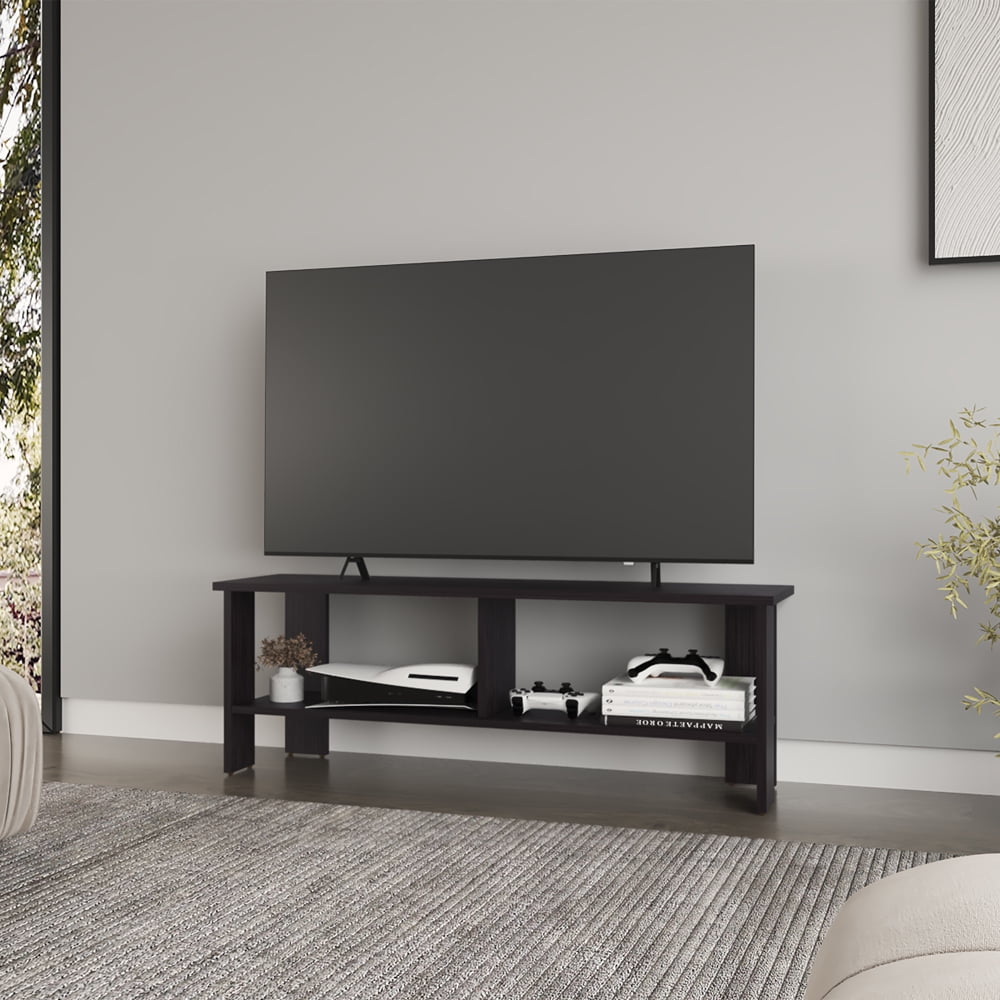 Kingsland Tv Stand Living Room Black - Walmart.com