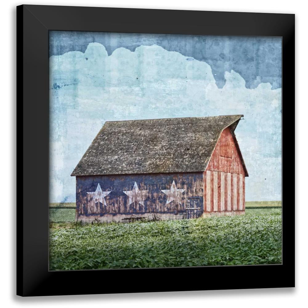 Kingsley 15x15 Black Modern Framed Museum Art Print Titled - American ...
