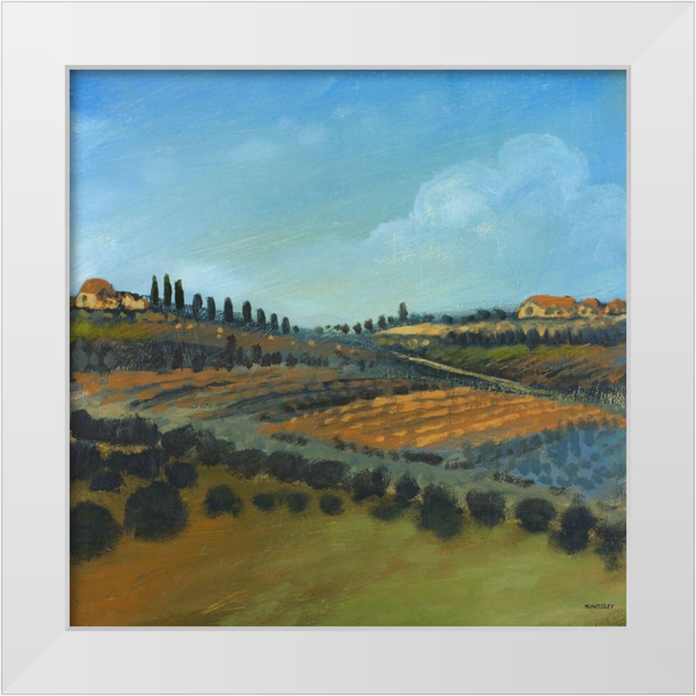 Kingsley 15x15 White Modern Wood Framed Museum Art Print Titled - Italy ...