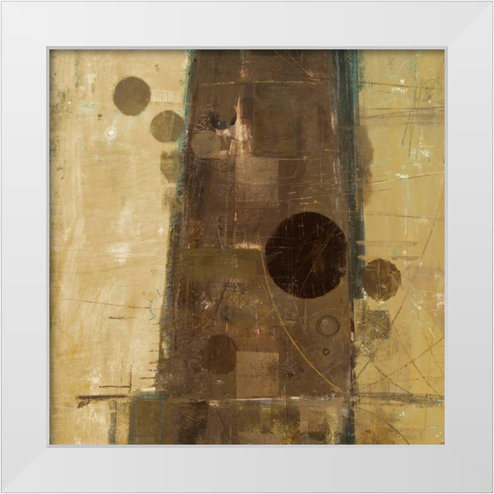 Kingsley 15x15 White Modern Wood Framed Museum Art Print Titled ...