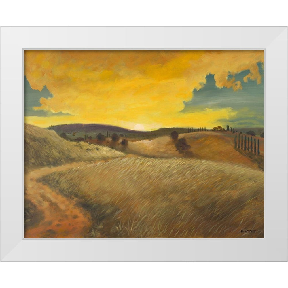 Kingsley 18x15 White Modern Wood Framed Museum Art Print Titled - Bella ...