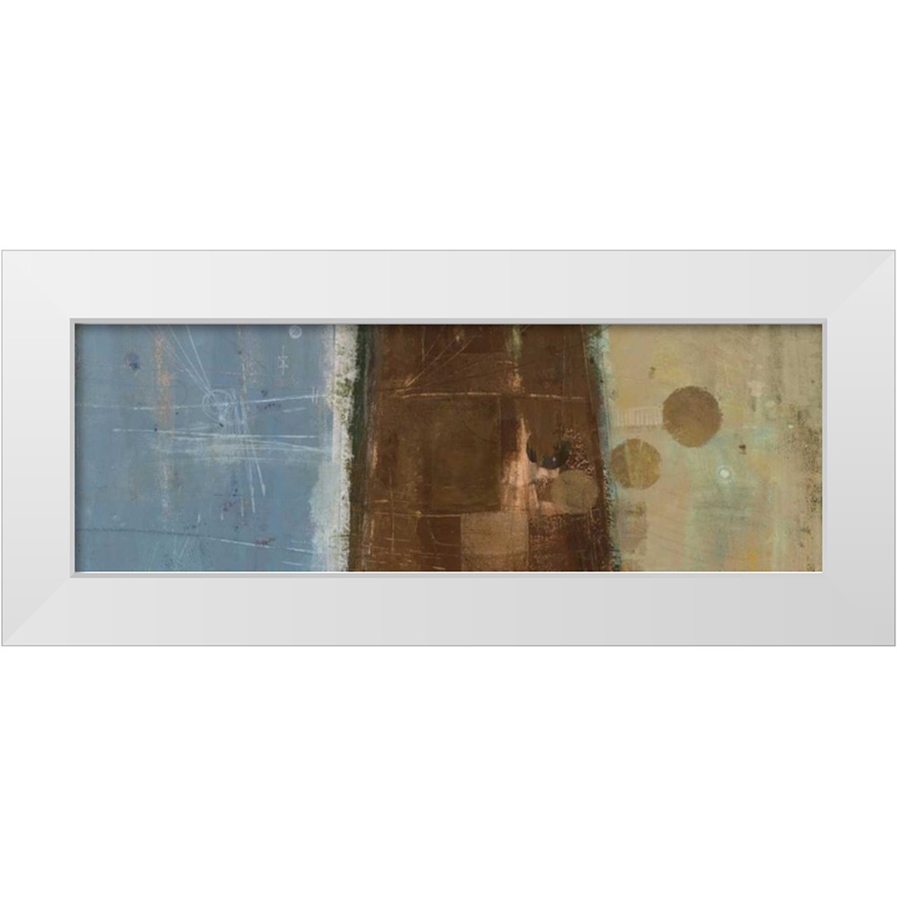 Kingsley 18x9 White Modern Wood Framed Museum Art Print Titled - Tunnel ...
