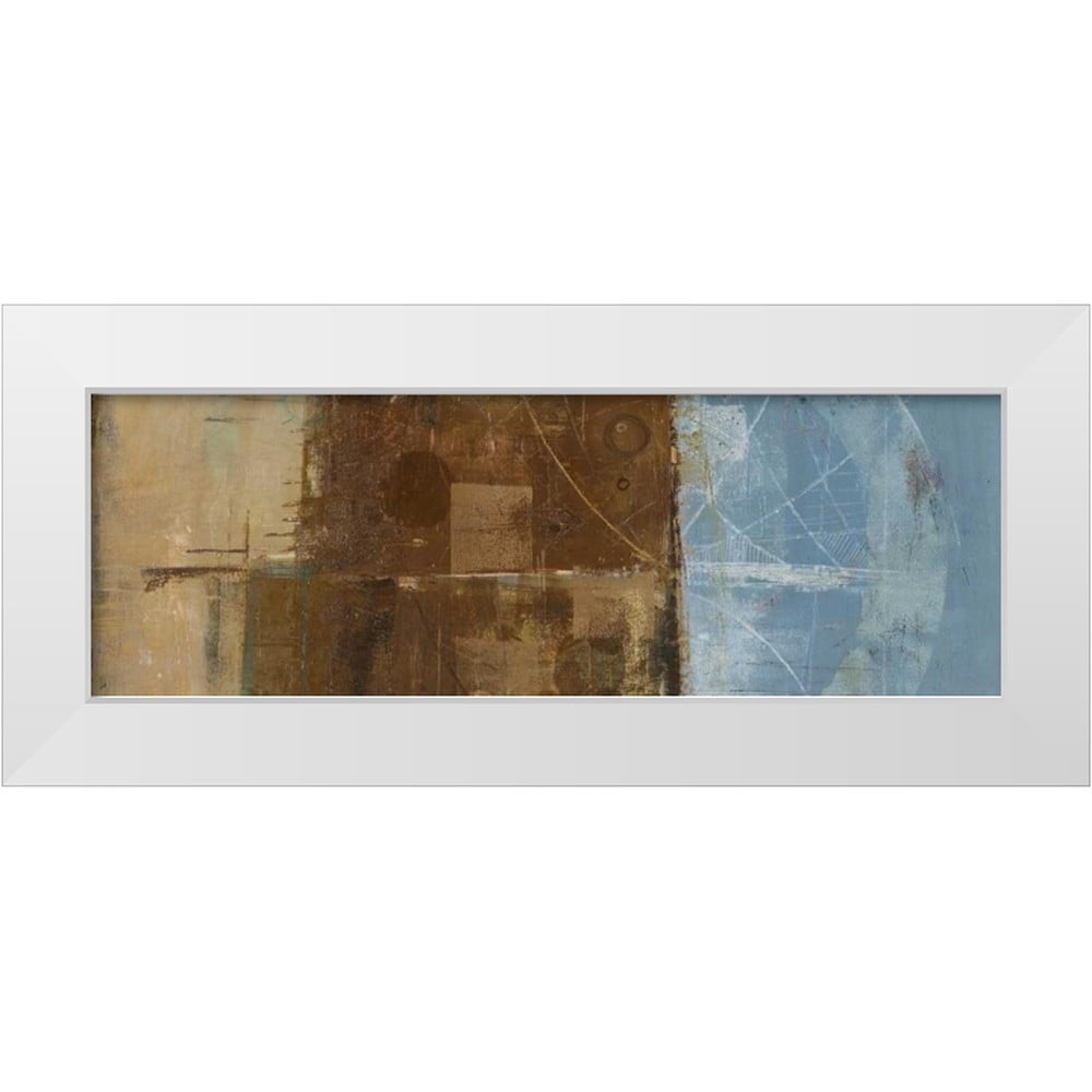 Kingsley 18x9 White Modern Wood Framed Museum Art Print Titled - Tunnel ...