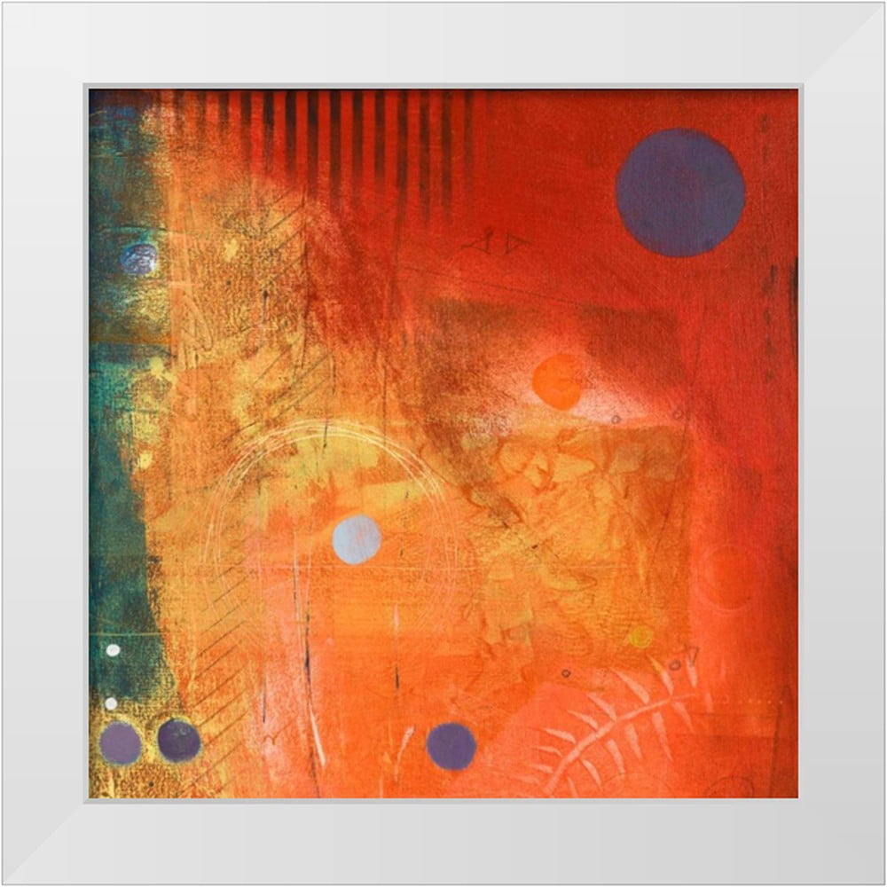 Kingsley 20x20 White Modern Wood Framed Museum Art Print Titled - Four ...