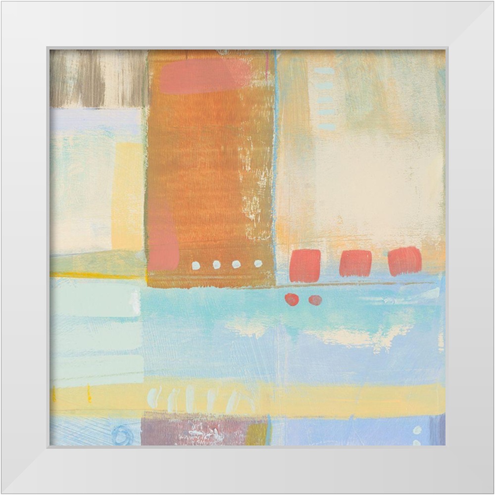 Kingsley 20x20 White Modern Wood Framed Museum Art Print Titled - Four ...