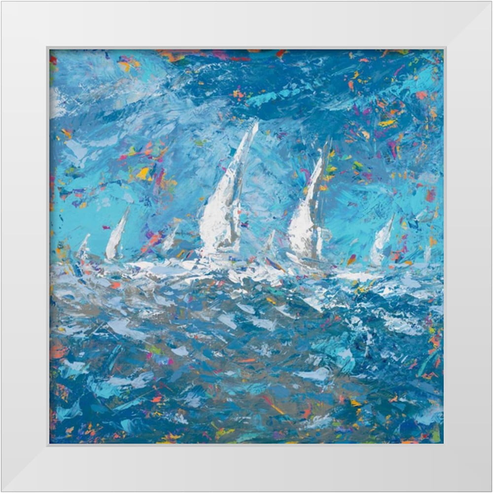Kingsley 20x20 White Modern Wood Framed Museum Art Print Titled ...