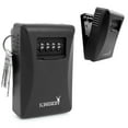 Kingsley Key Lock Box - Guard-a-Key, Weatherproof, Wall Mount, 4 Digit ...
