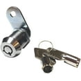 Kingsley Hardware Cam Lock - Chrome Finish, 7/8" Cylinder, Keyed Alike ...