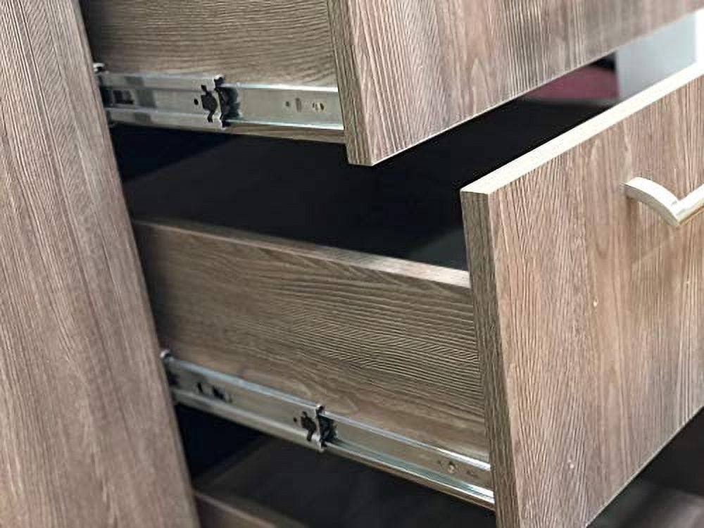 Kingsman Full Extension Ball Bearing Side Mount Cabinet Drawer Slide ...