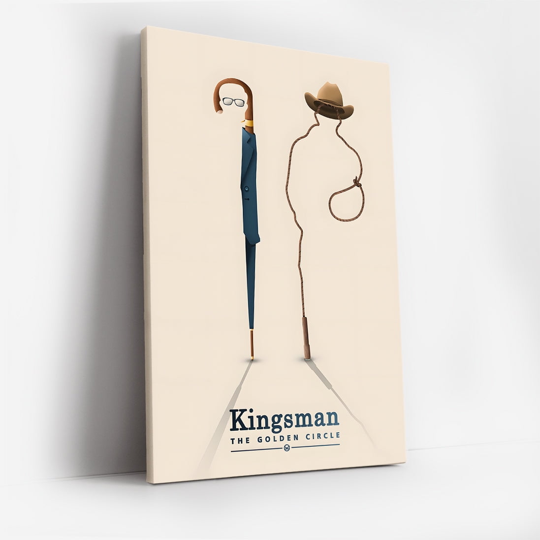 Kingsman The Golden Circle Canvas Wall Art, Minimalist Movie Poster ...