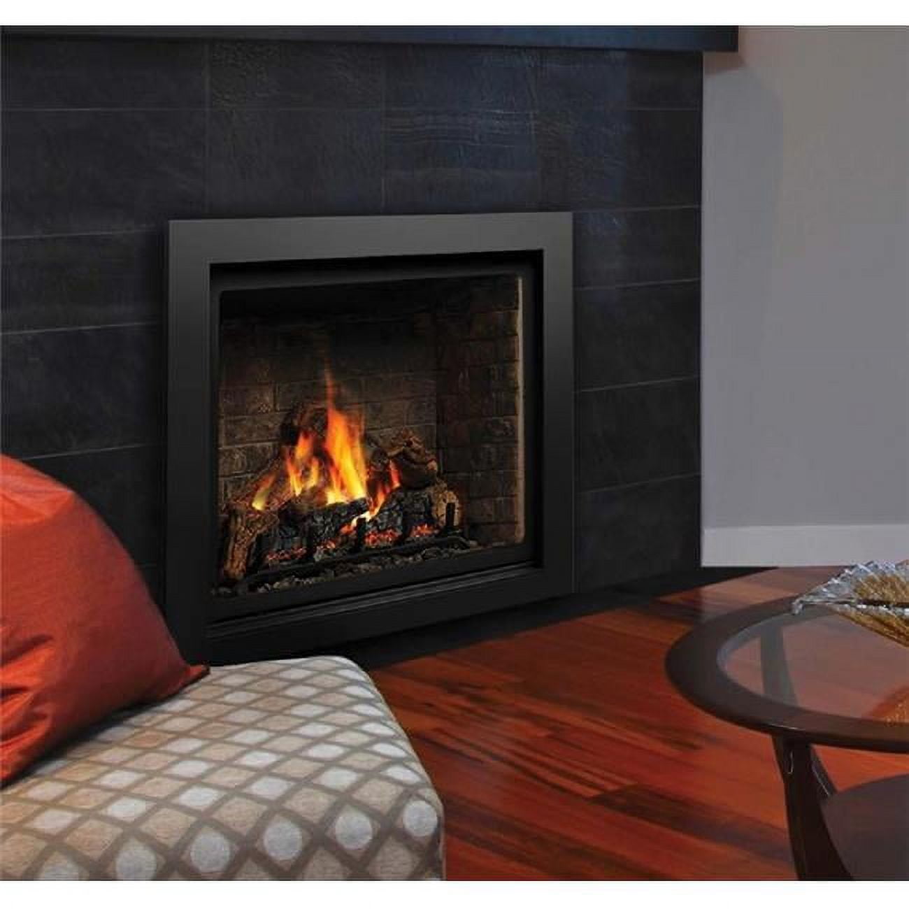Kingsman ZCV39LPH Millivolt Valve Propane Fireplace Heater, 29000 BTU ...