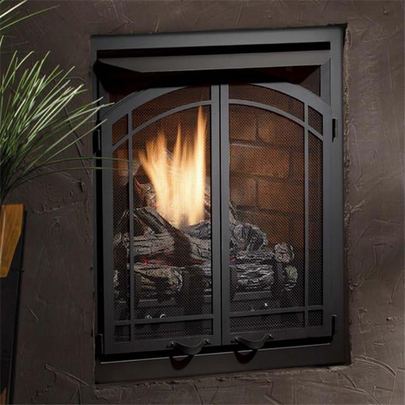 Kingsman ZVF24 Zero Clearance Vent Free Firebox 24 in. with Pull ...