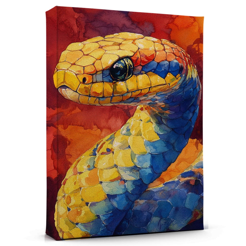 Kingsnake Common Canvas, Colorful Kingsnake Common Picture Canvas Wall ...