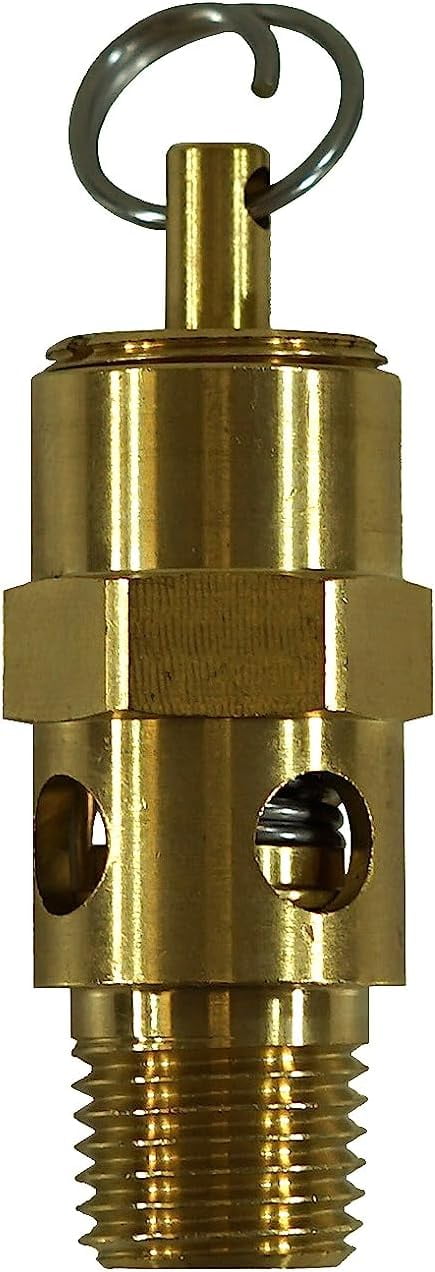 Kingston 1/4 Inch NPT Brass Soft Seat Industrial Pressure Relief Valve ...