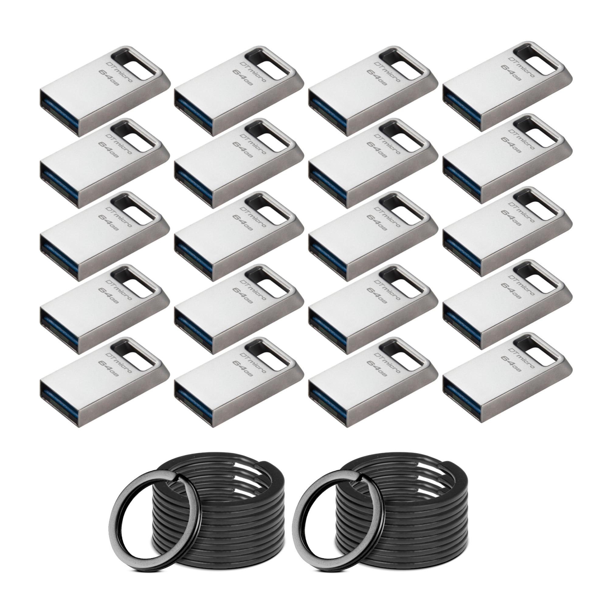 Kingston 64GB DataTraveler 200MBPS Metal Micro USB 3.2 Gen 1 Flash ...