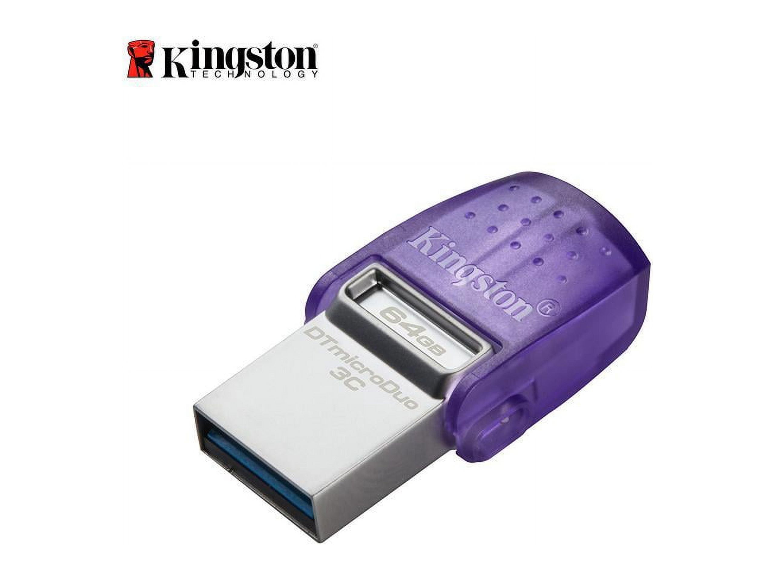 Kingston 64GB DataTraveler microDuo 3C USB Flash Drive USB Type-C and ...