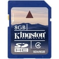 Kingston 8GB Secure Digital High Capacity (SDHC) Card, Class 4 ...