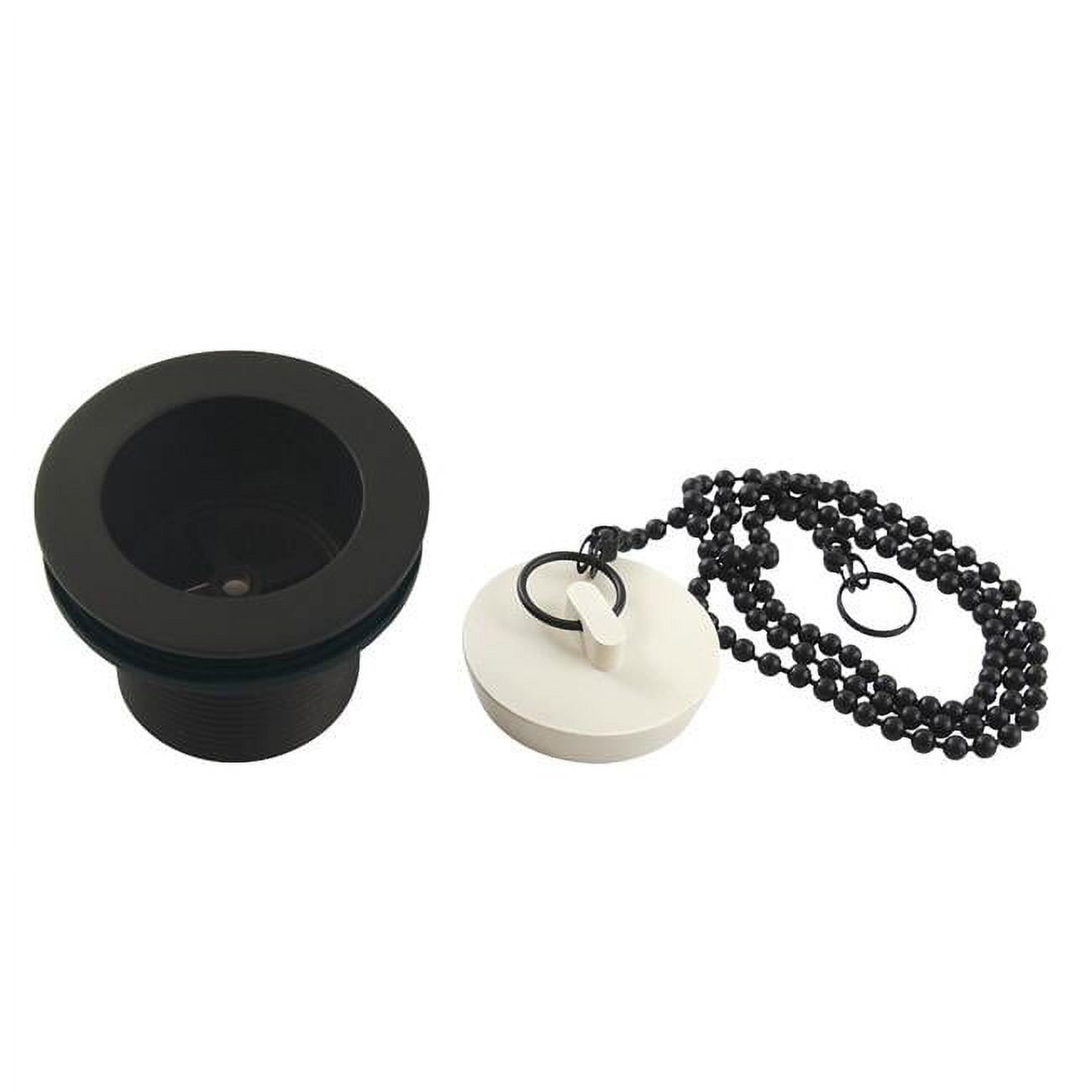 Kingston Brass 1.5 in. Chain & Stopper Tub Drain with 1.5 in. Body ...