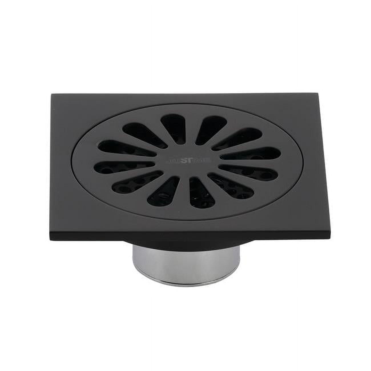Kingston Brass BSF4161PB Watercourse Sunburst 4" Square Grid Shower