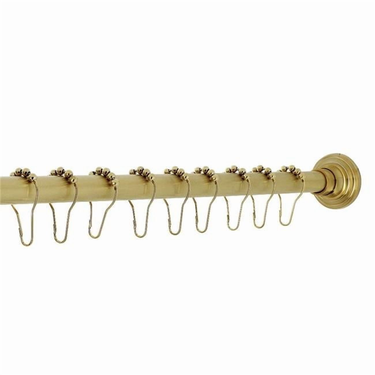Kingston Brass SRK607 72 in. Edenscape Adjustable Shower Curtain Rod ...