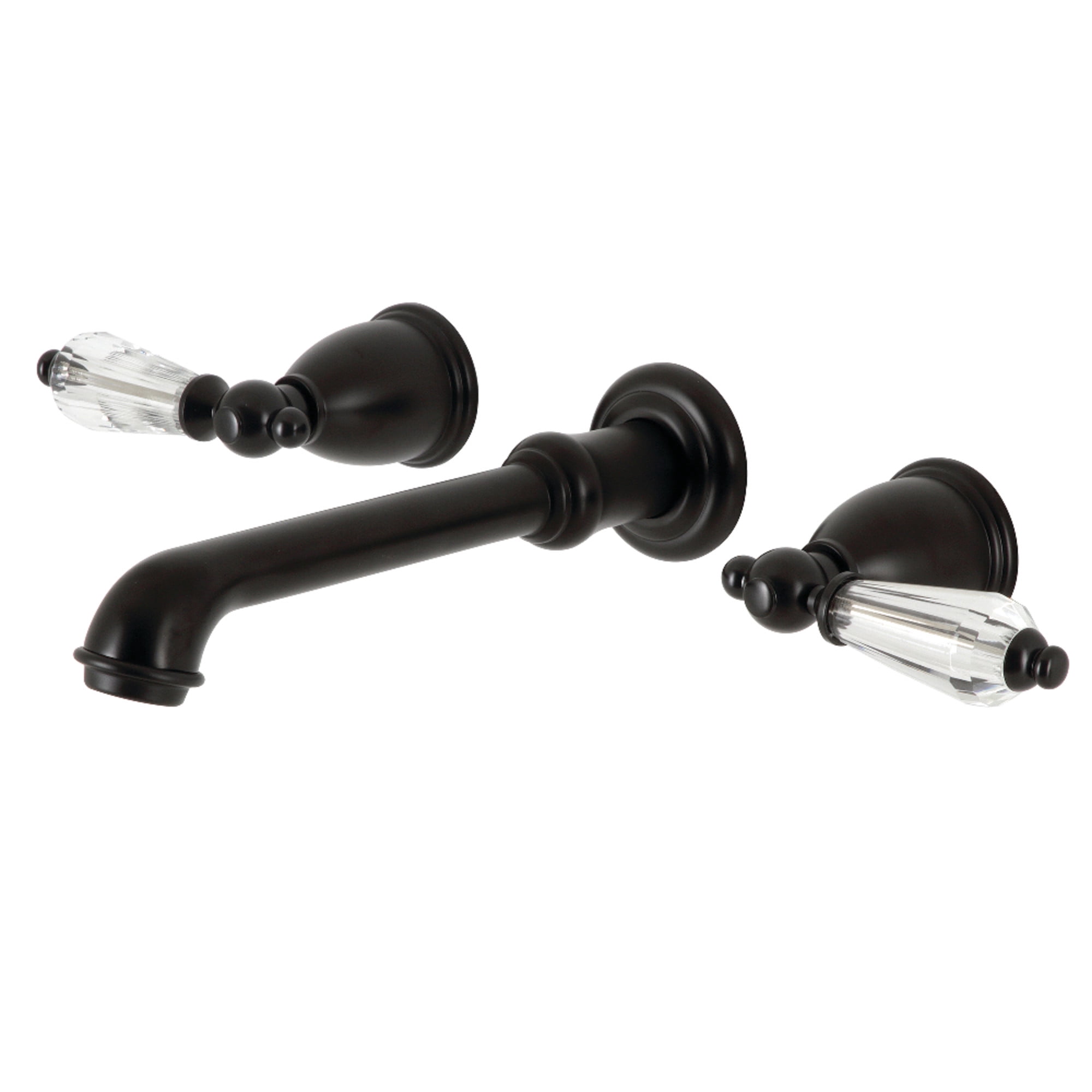Kingston Brass KS7020WLL Wilshire Two-Handle 3-Hole Wall Mount Roman ...