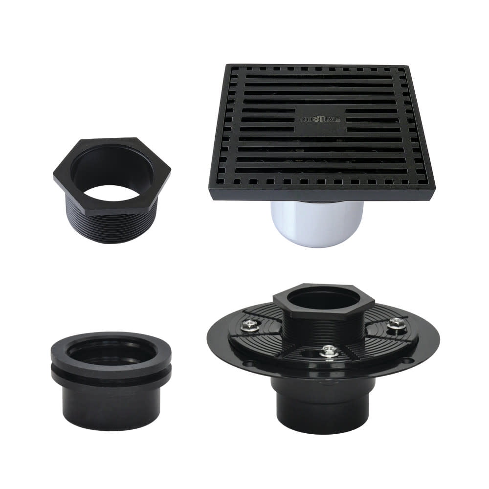 Kingston Brass Bsfk4464 Watercourse 3-15/16" Square Shower Drain ...