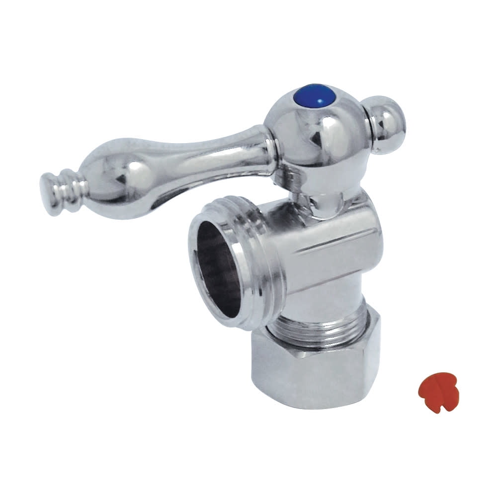 Kingston Brass CC12001 5/8" OD Comp x 3/4" Hose Thread Angel Stop Valve ...