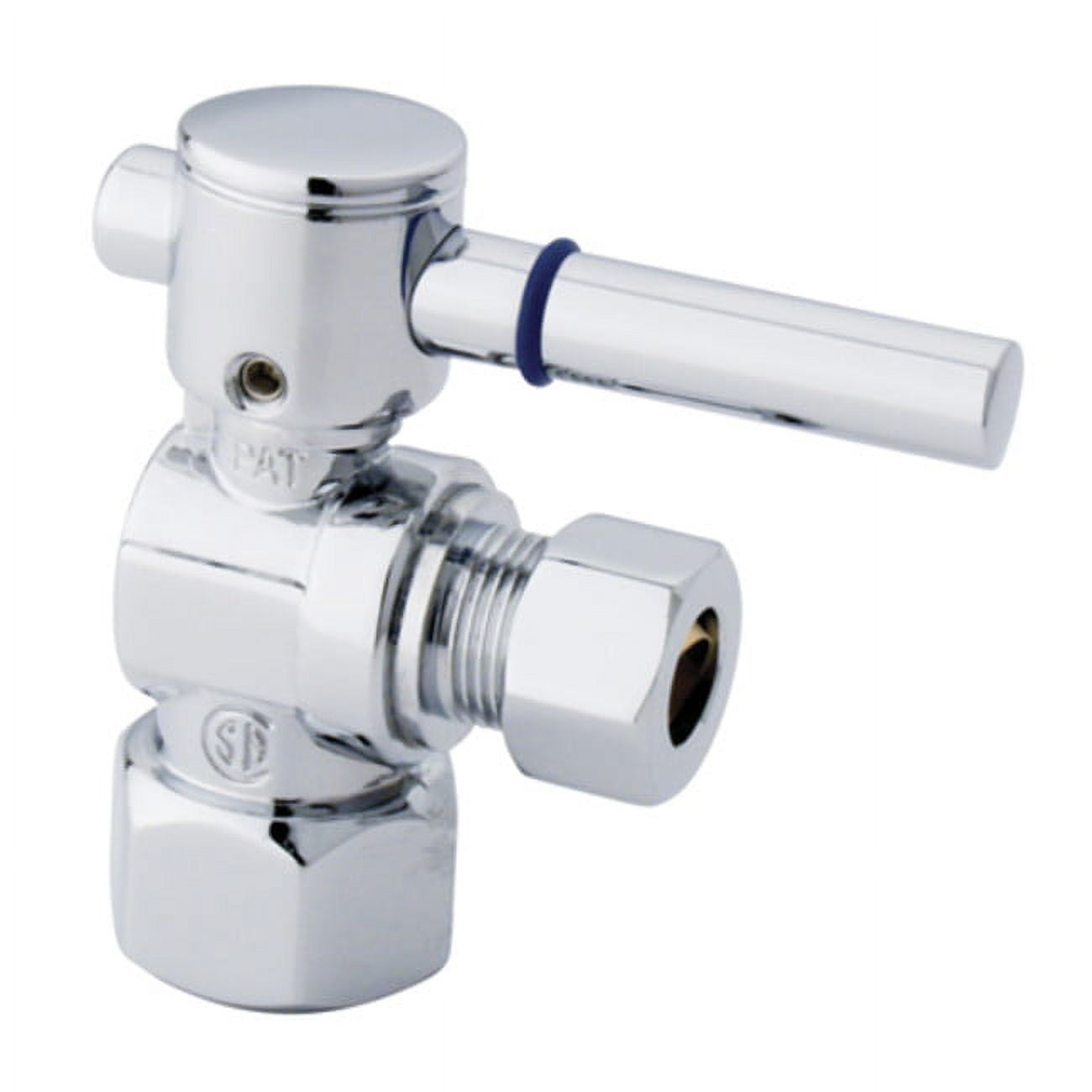 Kingston Brass CC43101DL 1/2" FIP x 3/8" OD Comp Angle Stop Valve ...