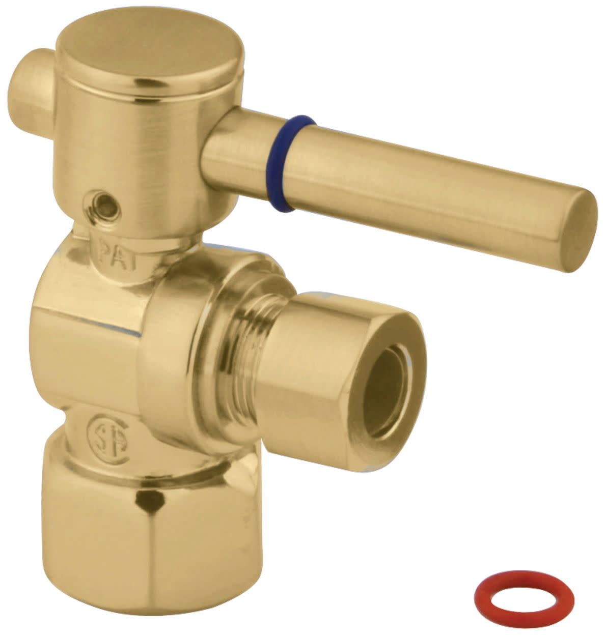 Kingston Brass CC43107DL 1/2" FIP x 3/8" OD Comp Angle Stop Valve ...