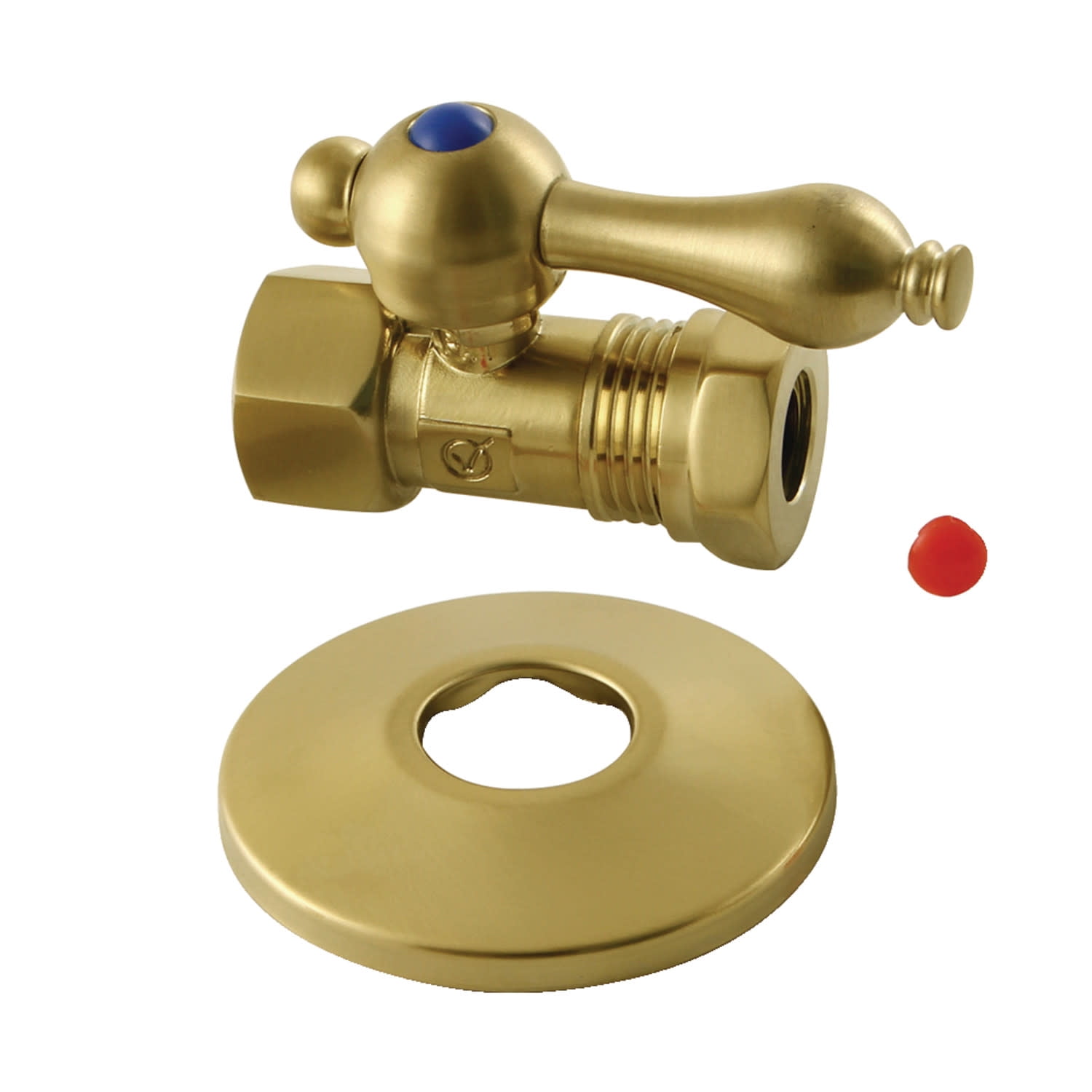 Kingston Brass CC44157K 1/2" FIP x 1/2" or 7/16" Slip Joint Quarter ...