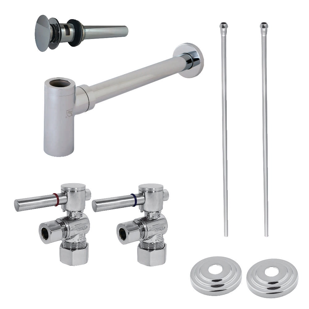 Kingston Brass CC53301DLTRMK2 Standard Mount Plumbing Sink Trim Kit ...