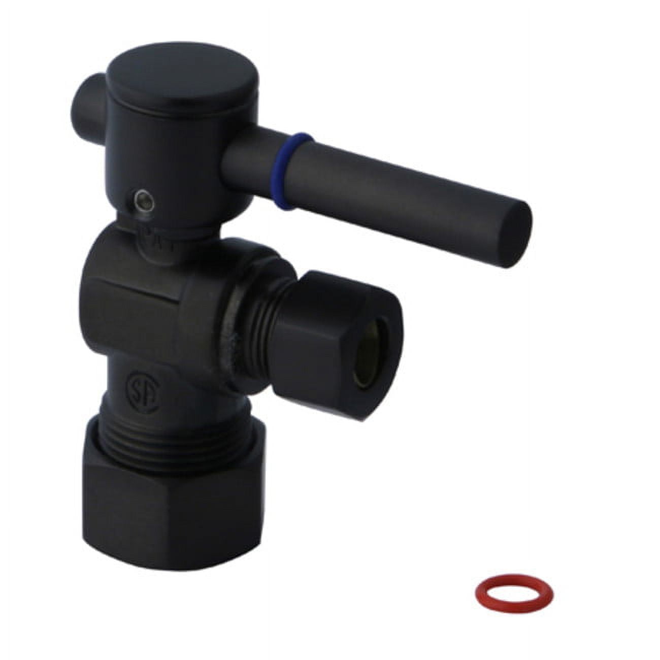 Kingston Brass CC53305DL 5/8" OD Comp x 3/8" OD Comp Angle Stop Valve ...