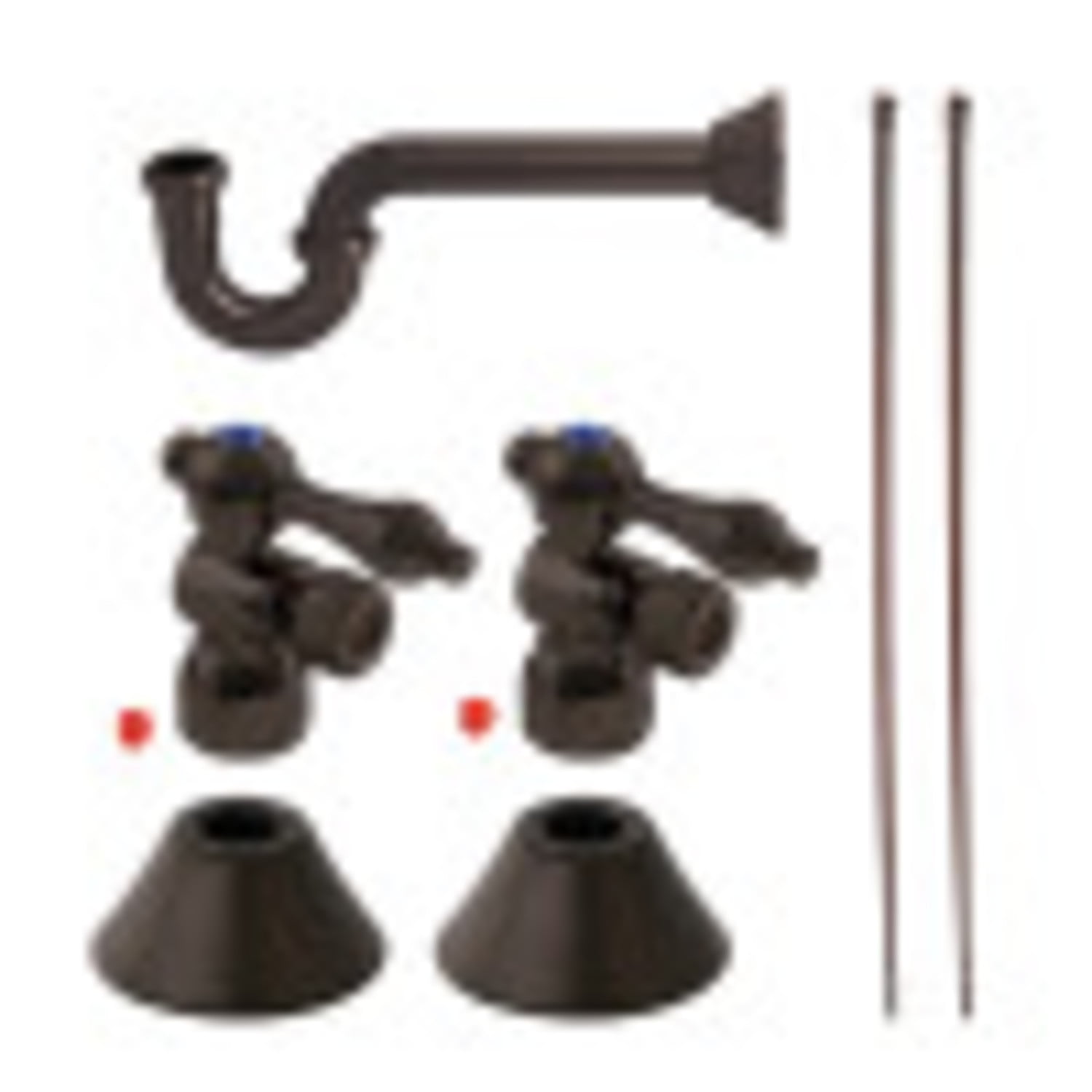 Kingston Brass CC53305LKB30 Traditional Standard Mount Plumbing Sink ...