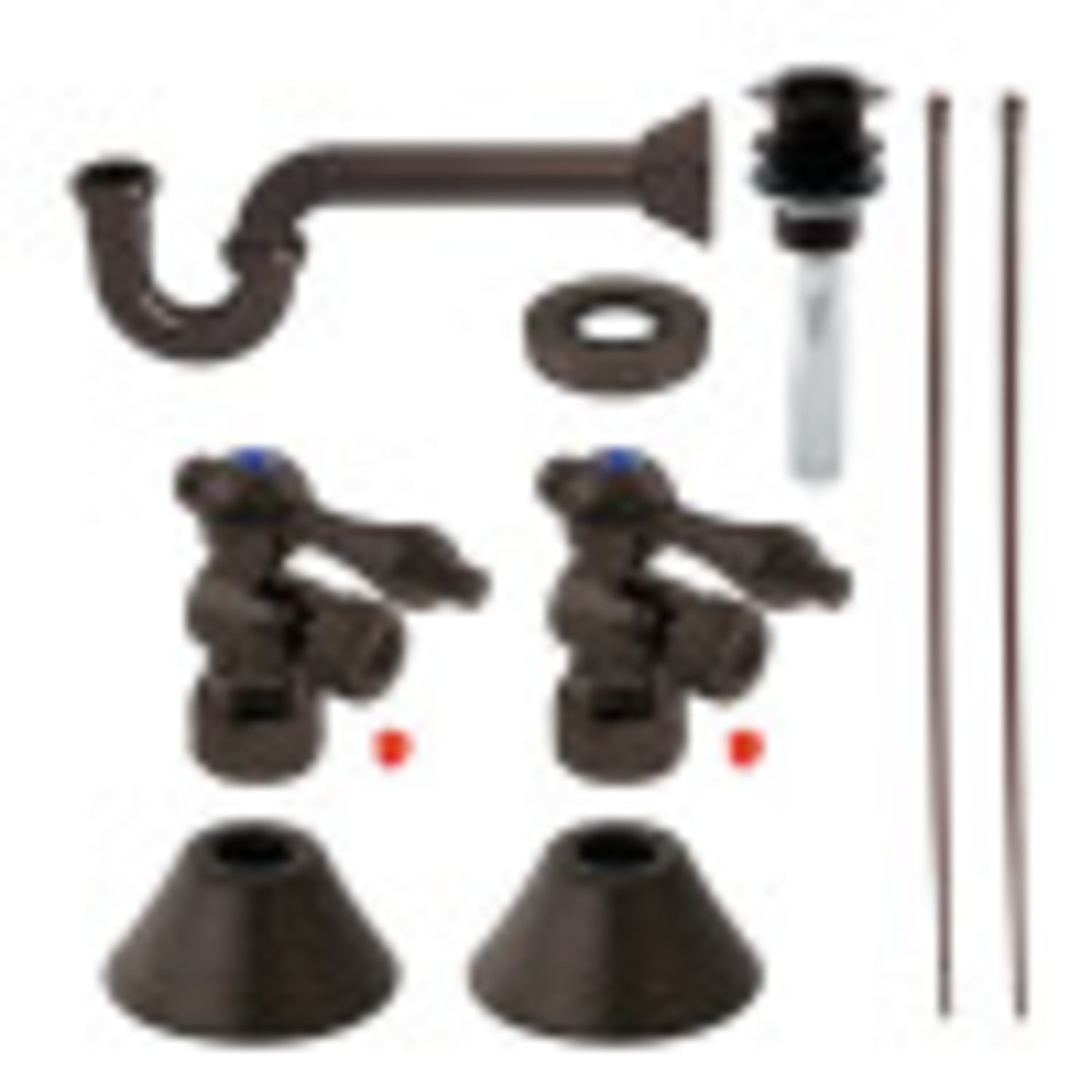 Kingston Brass CC53305VKB30 Traditional Standard Mount Plumbing Sink ...