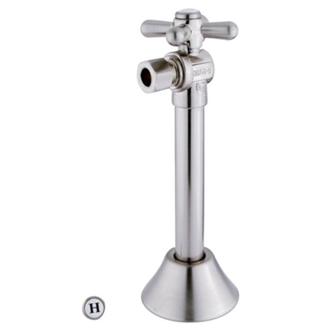 Kingston Brass CC83208X 1/2" Sweat x 3/8" OD Comp Angle Shut Off Valve ...