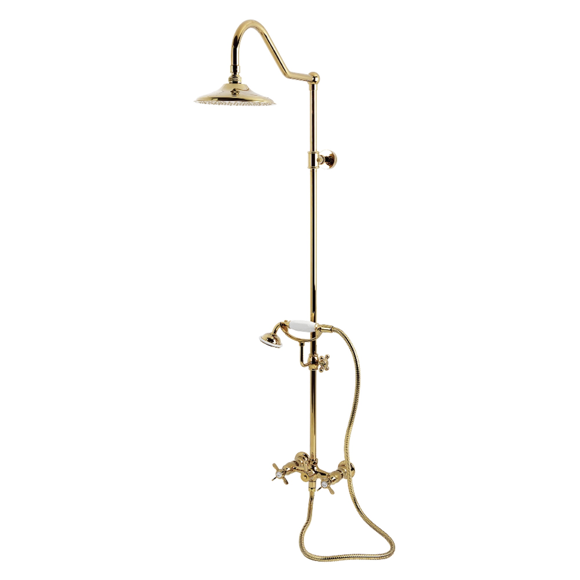 Kingston Brass CCK3662BEX Essx Wall Mount Rain Drop Shower System with ...