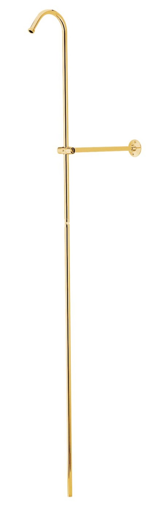 Kingston Brass CCR602 Vintage Shower Riser and Wall Support, Polished ...