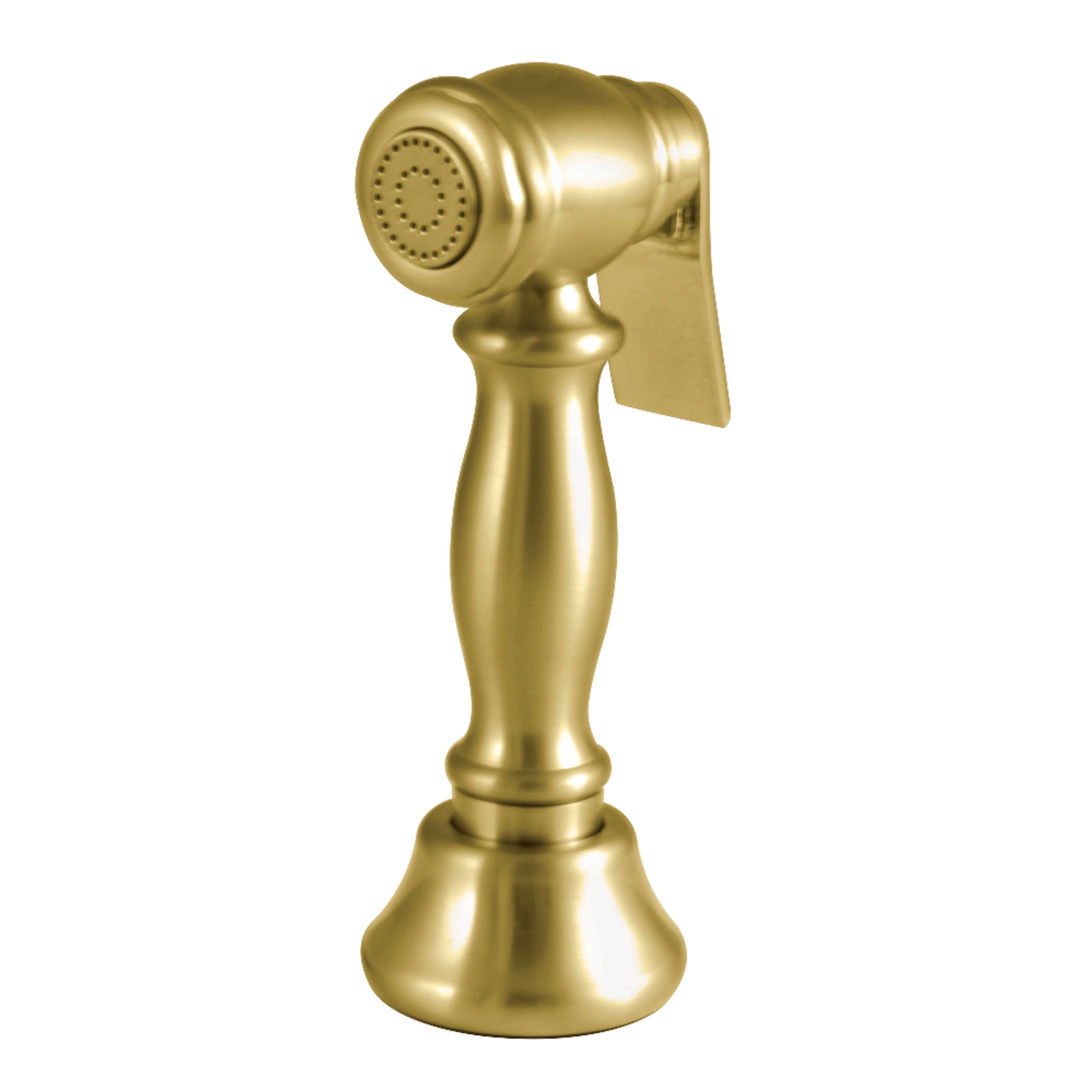 Kingston Brass CCRP1K7SPR Brass Kitchen Faucet Side Sprayer in Brushed ...