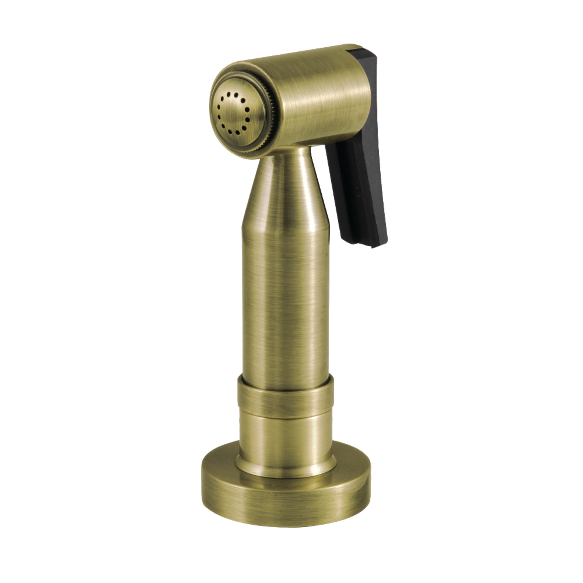 Kingston Brass CCRP21K3 Brass Kitchen Faucet Side Sprayer in Antique ...