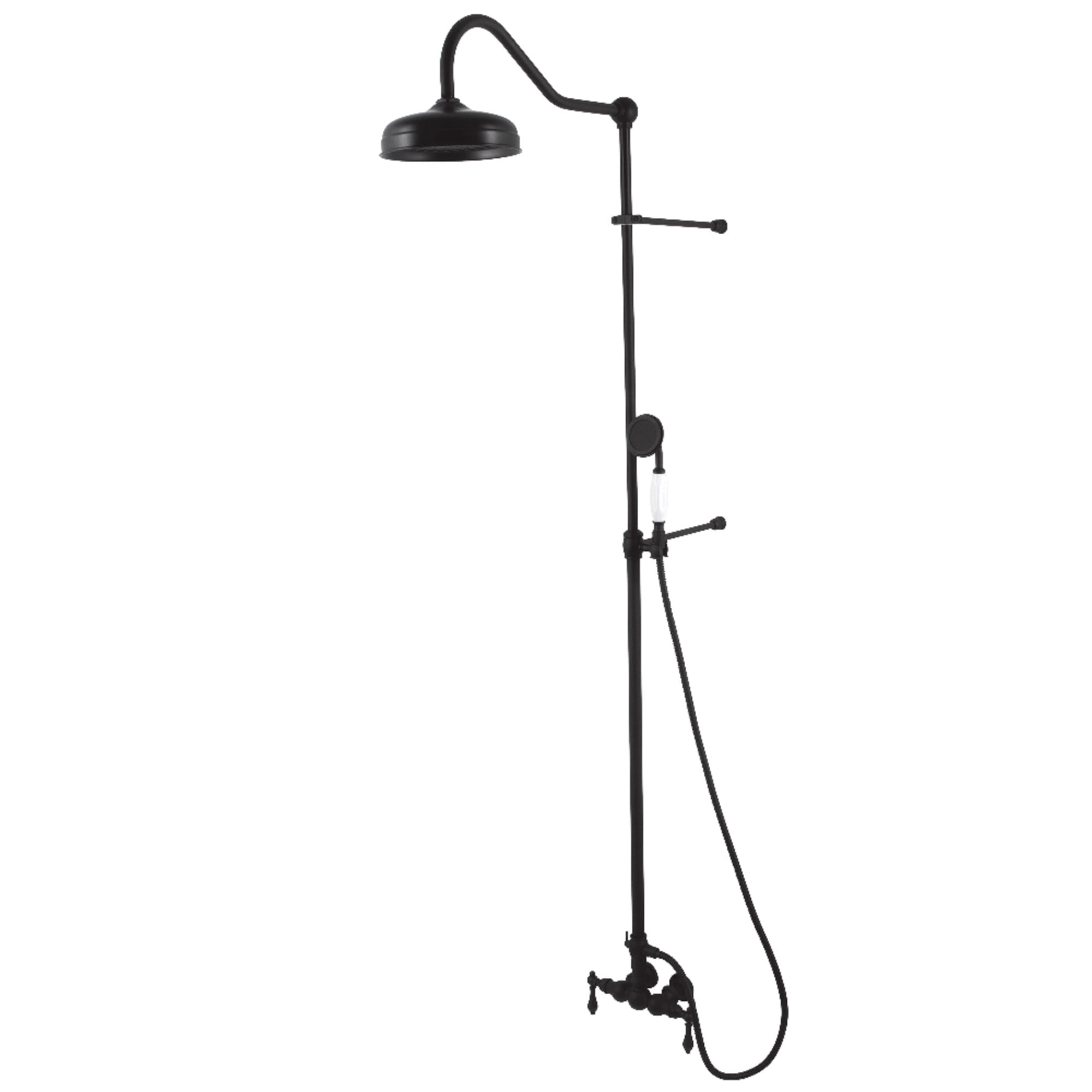 Kingston Brass CCK6170 Vintage Tub Wall Mount Rain Drop Shower System ...