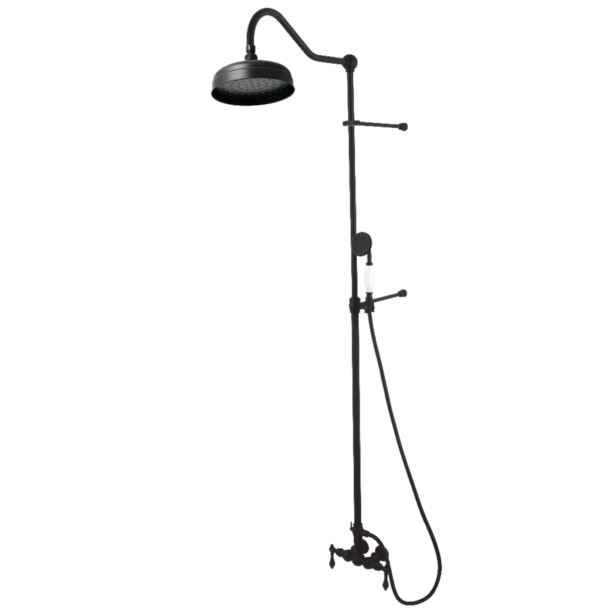 Kingston Brass CCK6170 Vintage Tub Wall Mount Rain Drop Shower System ...