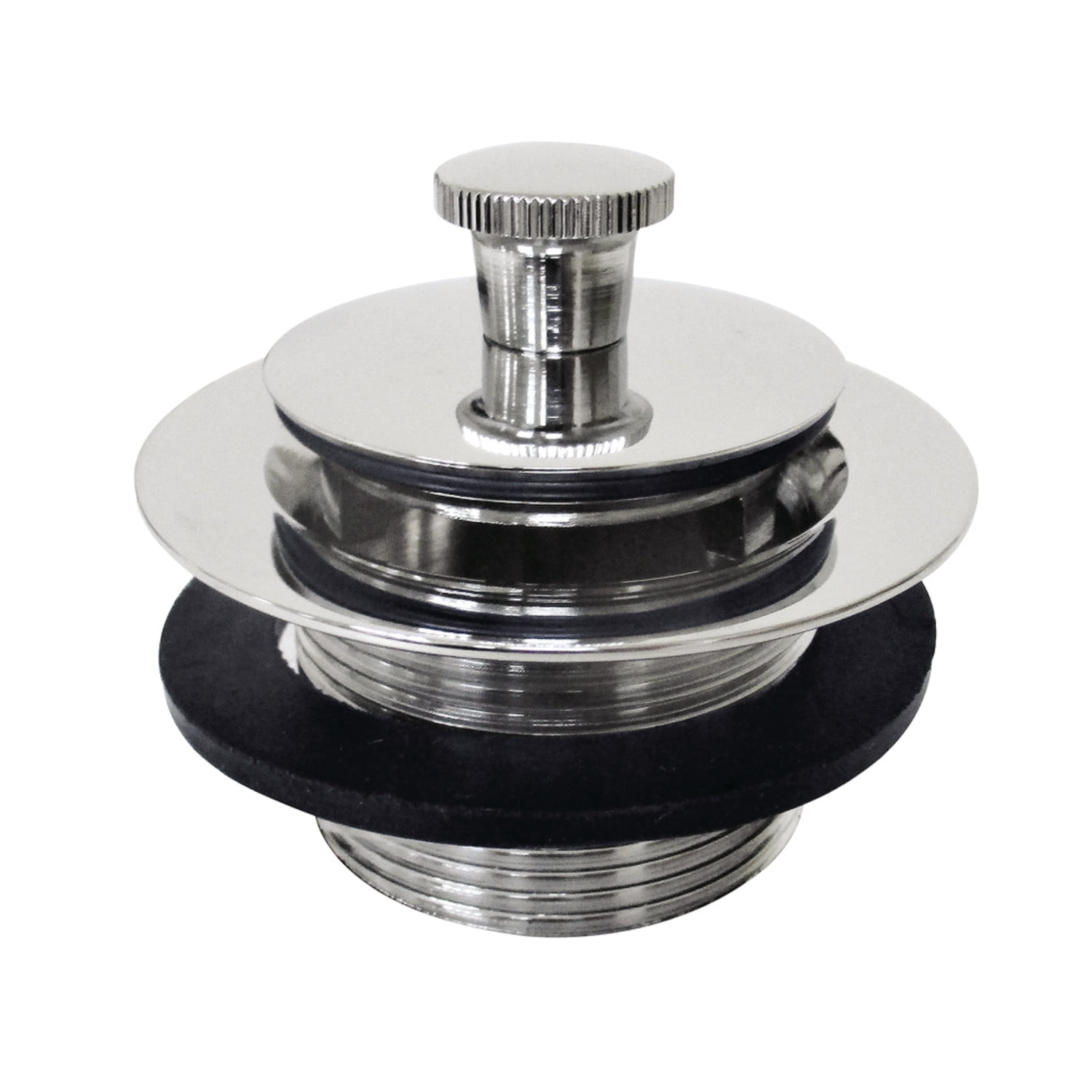 Kingston Brass DLL206 Brass Lift & Lock Tub Drain, Polished Nickel ...