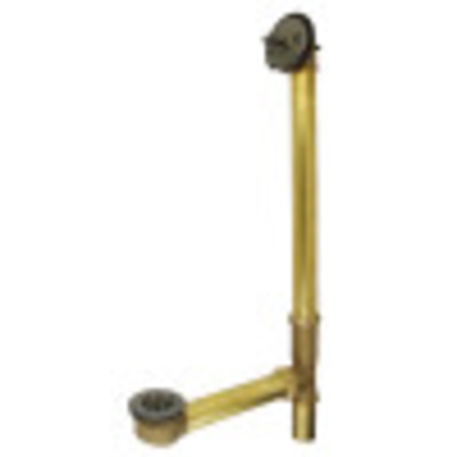 Kingston Brass DTL1185 23-Inch Trip Lever Waste and Overflow with Grid ...